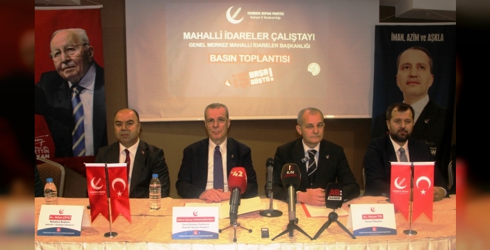 Yeniden Refah Partisi Konya’da Mahalli İdareler Çalıştayı düzenledi